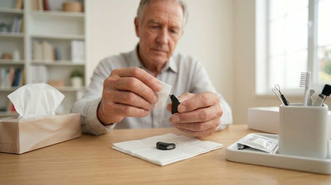 How to clean hearing aids, ear moulds, guards and tubes