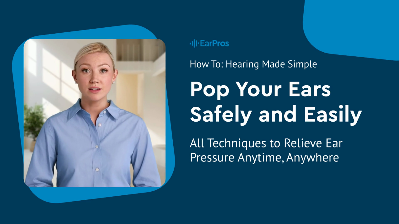 How to pop your ears fast & safely: techniques